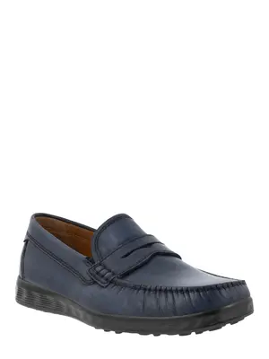 Ecco S Lite Penny Loafer Marine