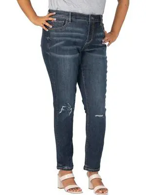 SLINK JEANS High-rise Ankle Skinny Jeans - Carter