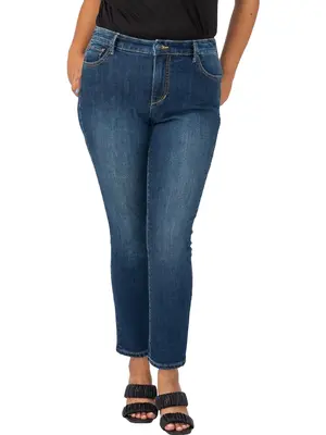 SLINK JEANS High-rise Ankle Skinny Jeans - Macie