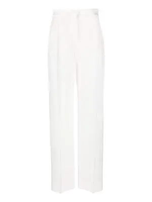 Alberta Ferretti Straight-leg Tailored Trousers - White