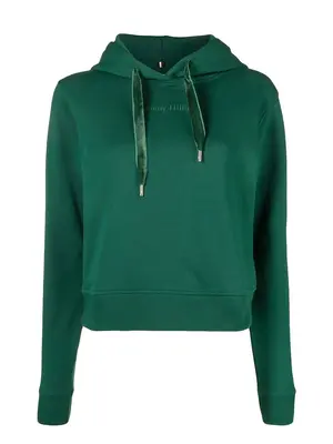 Tommy Hilfiger Logo-embroidered Hoodie - Green