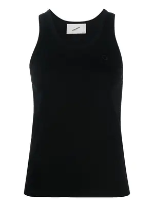 Coperni U-neck Tank Top - Black