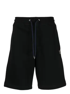 Paul Smith Zebra-patch Track Shorts - Black