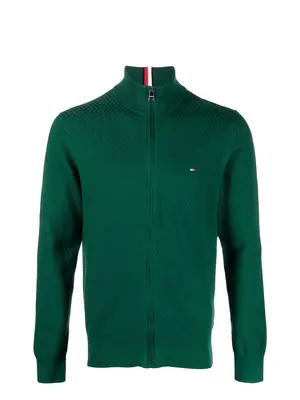 Tommy Hilfiger Zip-through Cotton Jacket - Green