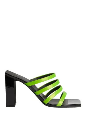 GIUSEPPE ZANOTTI 85mm Block-heel Strappy Sandals - Green