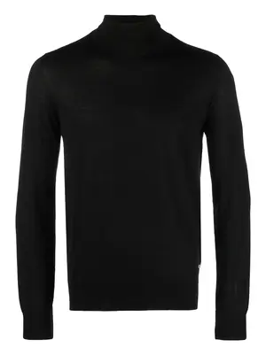 Brioni Dolcevita Roll Neck Jumper - Black