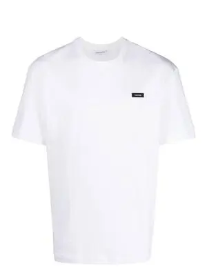 Calvin Klein Logo-patch Cotton T-shirt - White