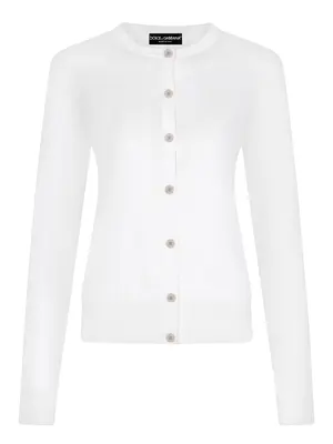 Dolce & Gabbana Button-up Cardigan - White