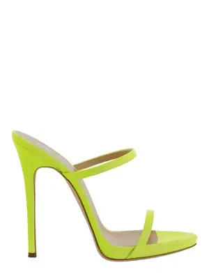 GIUSEPPE ZANOTTI 120mm Darsey Sandals - Yellow