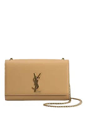 Saint Laurent Kate Medium Shoulder Bag Beige/light Bronze