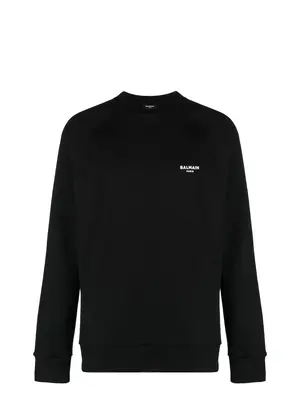 Balmain Logo-print Sweatshirt - Black