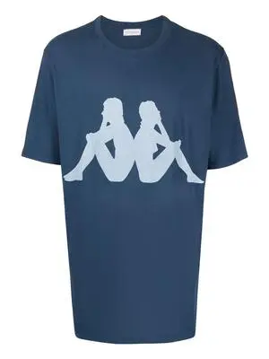 Faith Connexion X Kappa Oversized T-shirt - Blue