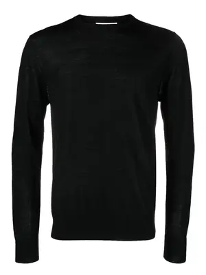 BALLANTYNE Crew-neck Wool Jumper - Black