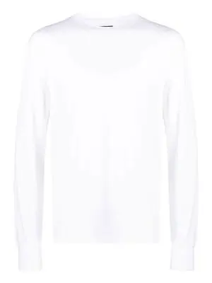 TOM FORD Round-neck Long-sleeve T-shirt - White