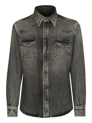 DOLCE & GABBANA Faded Denim Shirt