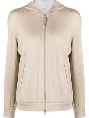 BRUNELLO CUCINELLI Brunello Cucinelli Two-Pocket Zip-Up Hoodie