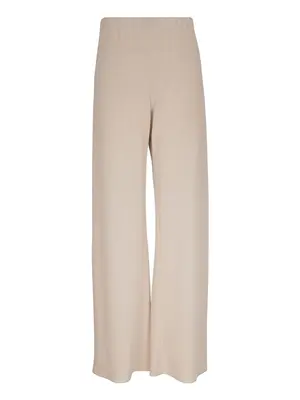 Vince High-waist Wide-leg Trousers - Neutrals