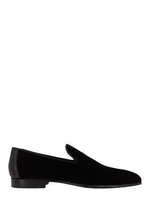 Magnanni Velvet Loafers - Black