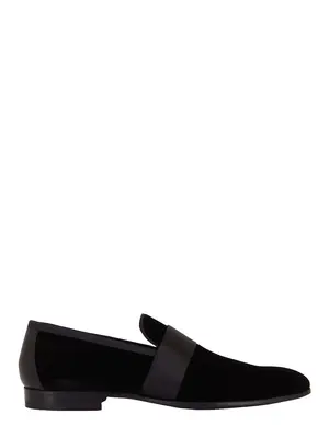 Magnanni Velvet 20mm Loafers - Black