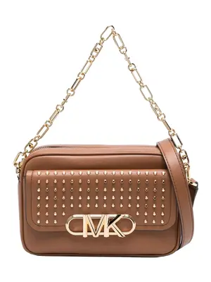 Michael Kors Parker Leather Crossbody Bag - Brown