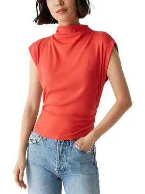 Michael Stars Amara Crop Tee Cherry