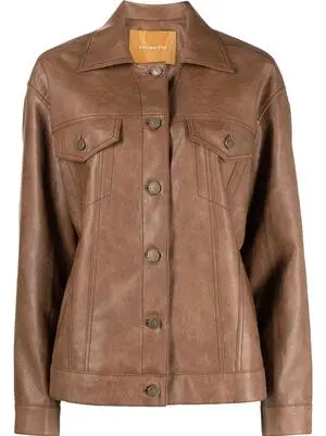 REJINA PYO Theo Faux Leather Jacket