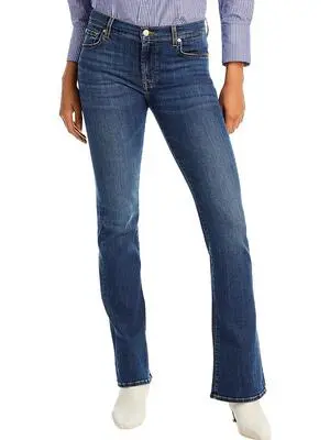 7 For All Mankind Kimmie Mid-rise Bootcut Jeans - Dutchess