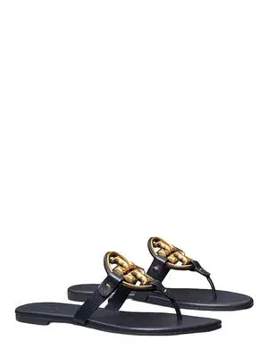 Tory Burch Metal Miller Soft Sandals - Perfect Nappa