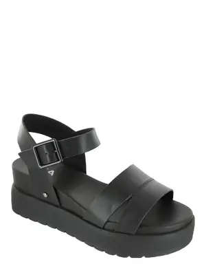 Mia MIA Maya Platform Sandal Blk-burnap