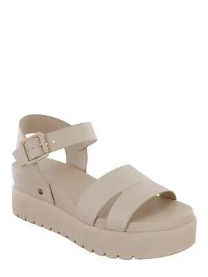 Mia MIA Maya Platform Sandal Linen