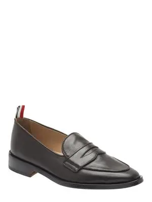 Thom Browne Varsity Penny Loafer - Dark Brown
