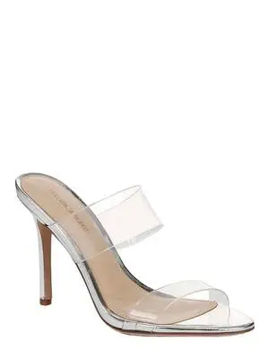 Veronica Beard Asha 95 Sandal Silver/clear