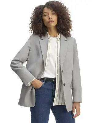 Everlane Everlane Oversized Blazer Heather Steel