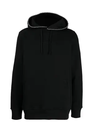 1017 Alyx 9sm Studded Logo-print Hoodie - Black