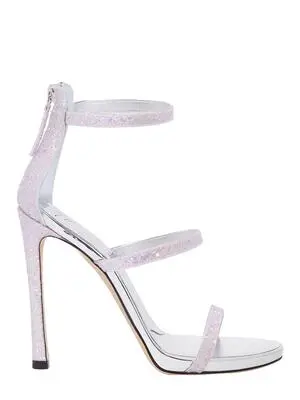 GIUSEPPE ZANOTTI Giuseppe Zanotti 120mm Glittered Sandals Pink