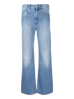 MARANT ETOILE Belvira Bootcut Jeans - Blue