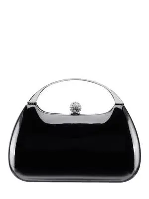 Nina Minaudière Top Handle Bag - Black