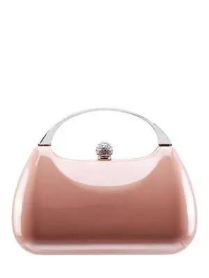 Nina Minaudière Top Handle Bag - Rose Nude