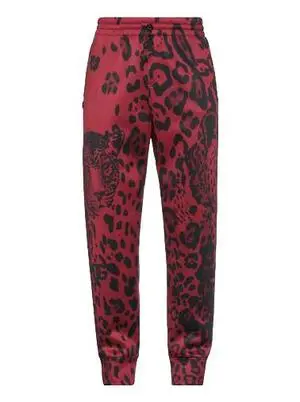 DOLCE & GABBANA Man Pants Red Size 30 Polyester, Brass