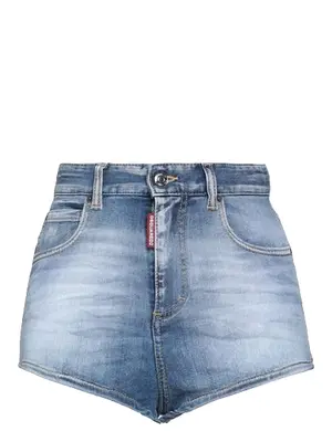 Dsquared2 Denim Hot Pants - Blue