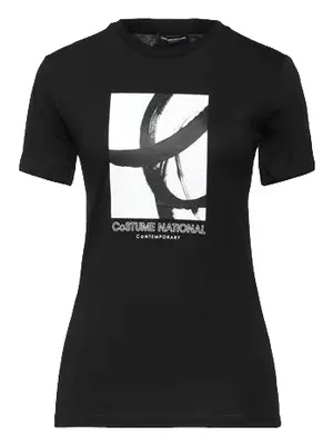 Costume National Printed T-shirt - Black