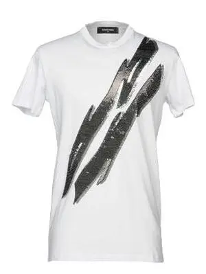 Dsquared2 Man T-shirt White Size S Cotton, Polyester White