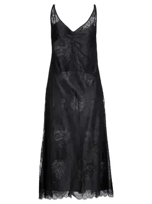 ANNA MOLINARI ANNA MOLINARI Polyester Midi Dress Black