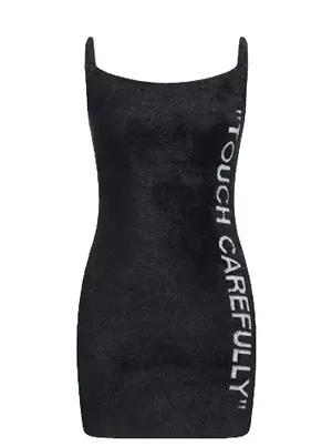 OFF-WHITE™ Mini Knit Dress - Black