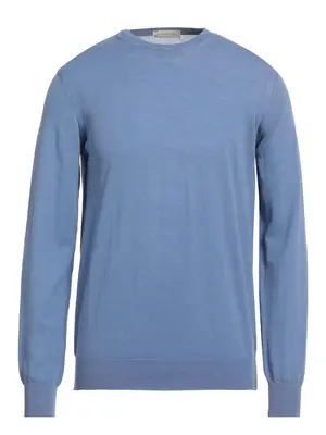 Rossopuro ROSSOPURO Cotton Knit Sweater Pastel Blue