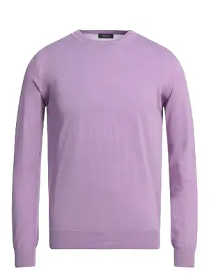 Rossopuro ROSSOPURO Cotton Knit Sweater Purple