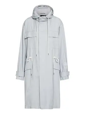 Stella McCartney Cotton-blend Twill Parka - Light Gray