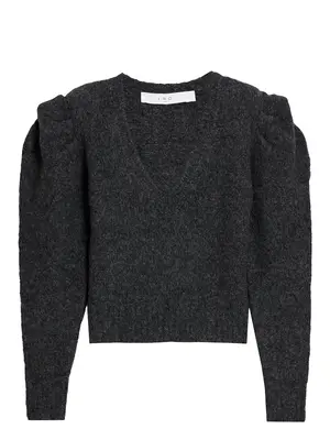 IRO PARIS IRO Over Brushed Wool-Blend Sweater Charcoal