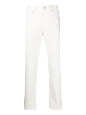 Kenzo Straight-leg Denim Jeans - White