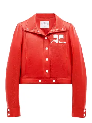 COURREGES Courrèges Iconique Vinyl Jacket Red